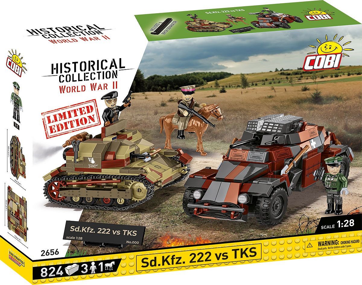 Sd.Kfz. 222 vs TKS (September 1939) - Limited Edition (COBI-2656) \ Limited Edition \ Cobi.eu